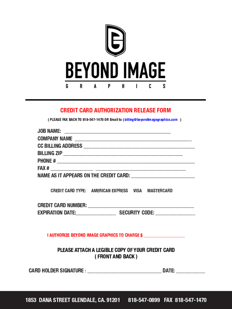 Fillable Online The Authorization Process for Credit ...