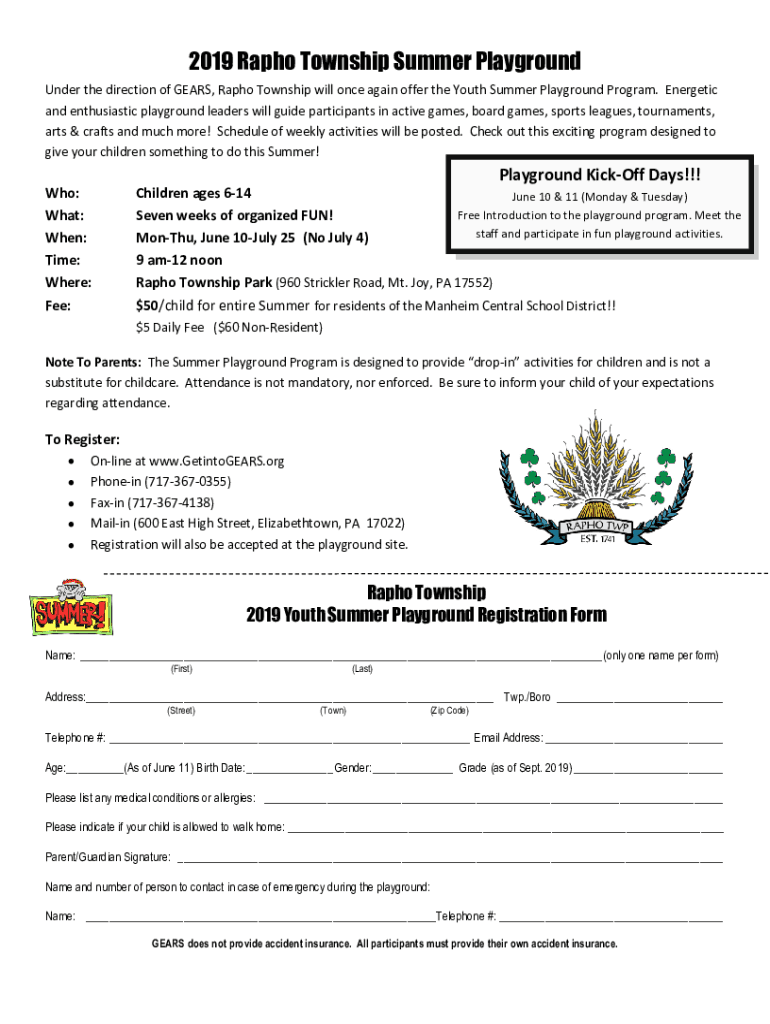 Fillable Online ORGANIZER NAME Doc TemplatePDFfiller Fax Email Print