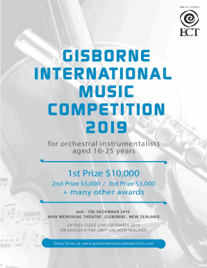 Fillable Online 2019 GIMC Entry Form Fax Email Print - pdfFiller