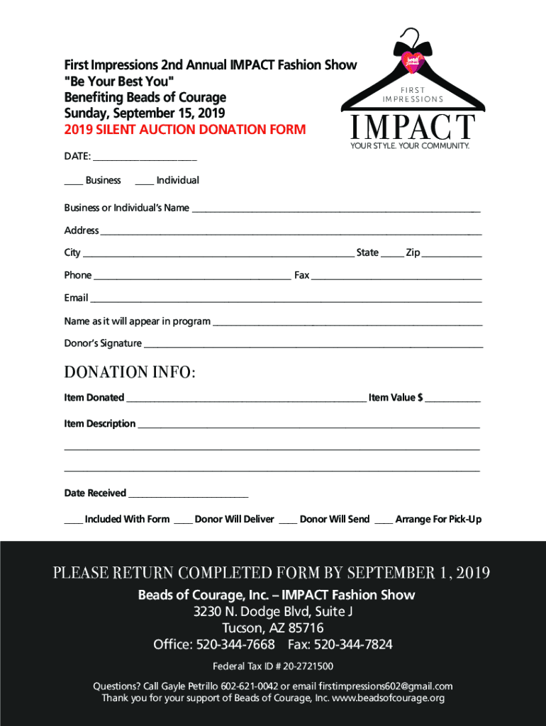 Fillable Online Donate form 2019v1 (1).pdf Fax Email Print - pdfFiller