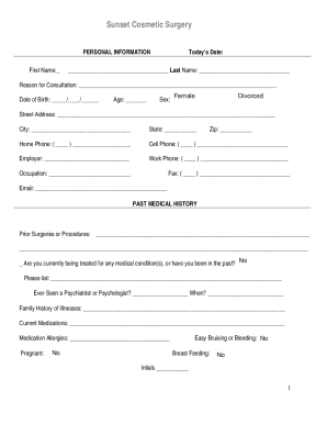 Fillable Online The Art of Cosmetic Surgery - Dr Raja Srour - Raja K ...