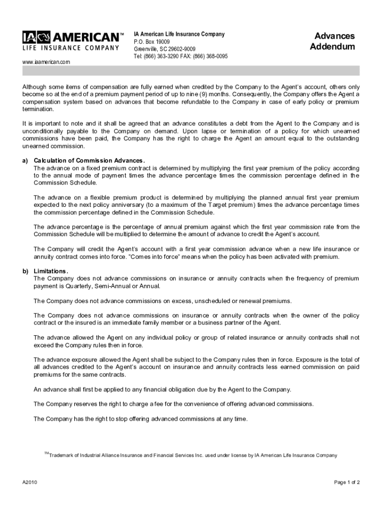 Fillable Online Agent Compensation Plan Fax Email Print - pdfFiller