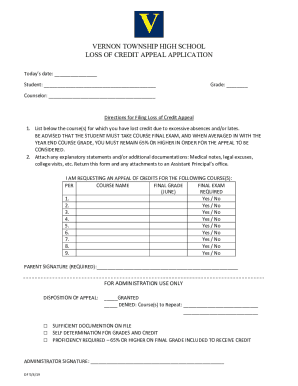 Fillable Online LOC APPEAL FORM Fax Email Print - pdfFiller
