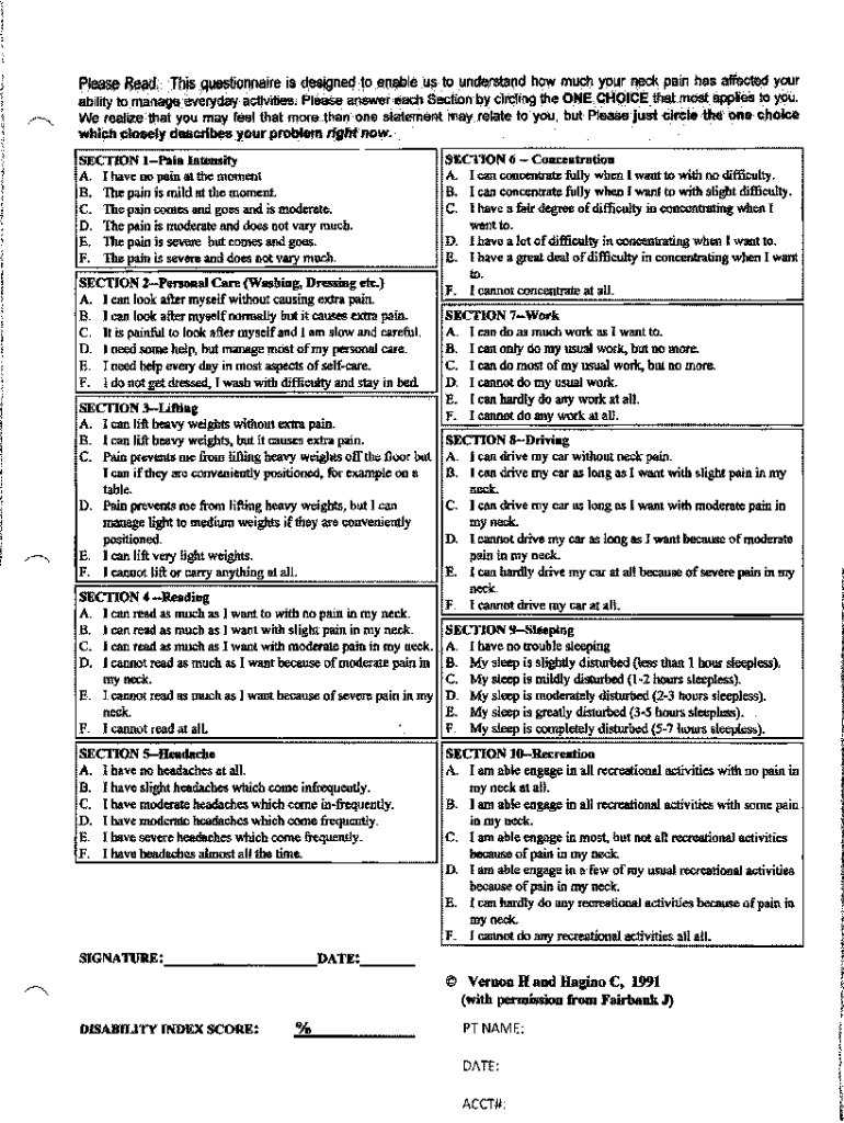 Fillable Online THE LOWER EXTREMITY FUNCTIONAL SCALE - WordPress.com ...