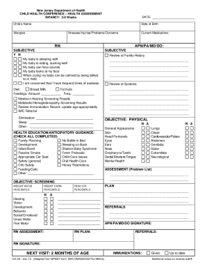 Fillable Online CH-2A NJDOH.dot Fax Email Print - pdfFiller