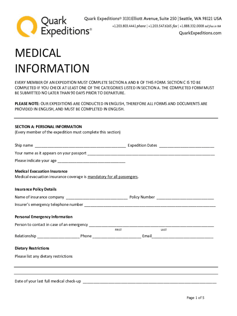 Fillable Online Medical Form. Custom Report Fax Email Print - pdfFiller