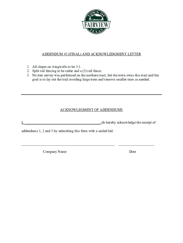 Fillable Online FREE 11+ Real Estate Addendum Forms in PDFFREE 9 ...