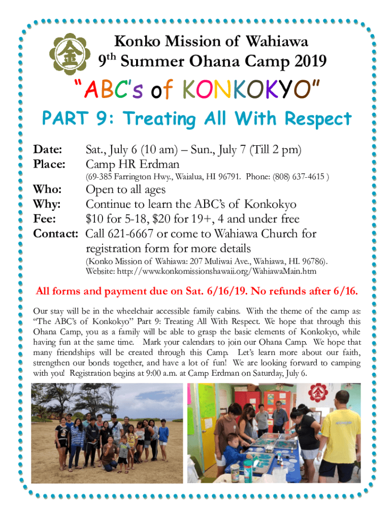 Fillable Online ABCs of KONKOKYO Fax Email Print - pdfFiller