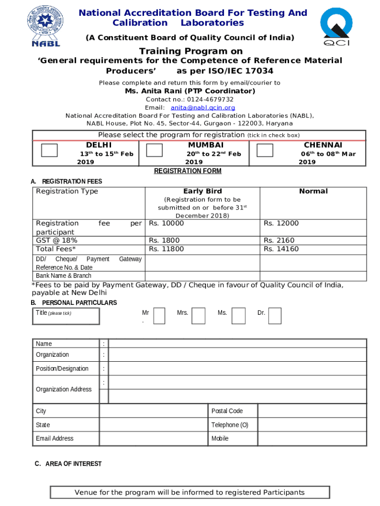 General requirements for the competence of reference material ... Doc Template | pdfFiller