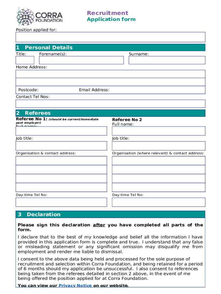 3rd sector organisation application for Analytical project Doc Template ...