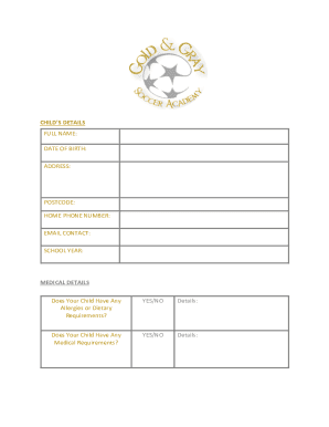 Fillable Online UPDATED MEDICAL FORM.docx Fax Email Print - pdfFiller
