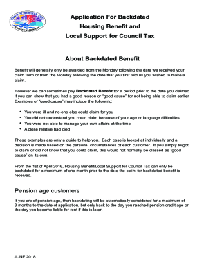 Fillable Online Backdated Benefits Claim Form. Backdated Benefits Claim ...