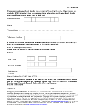 Fillable Online BACS Form CLMT. BACS Form CLMT Fax Email Print - pdfFiller