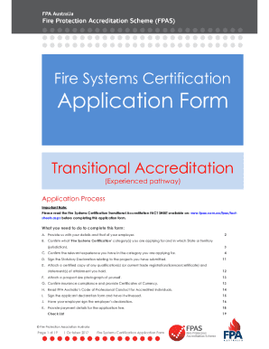 Fillable Online Fire Systems Certification Application Form Fax Email ...