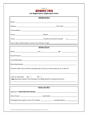 Fillable Online Get And Sign Ontario Residential Property Application ...