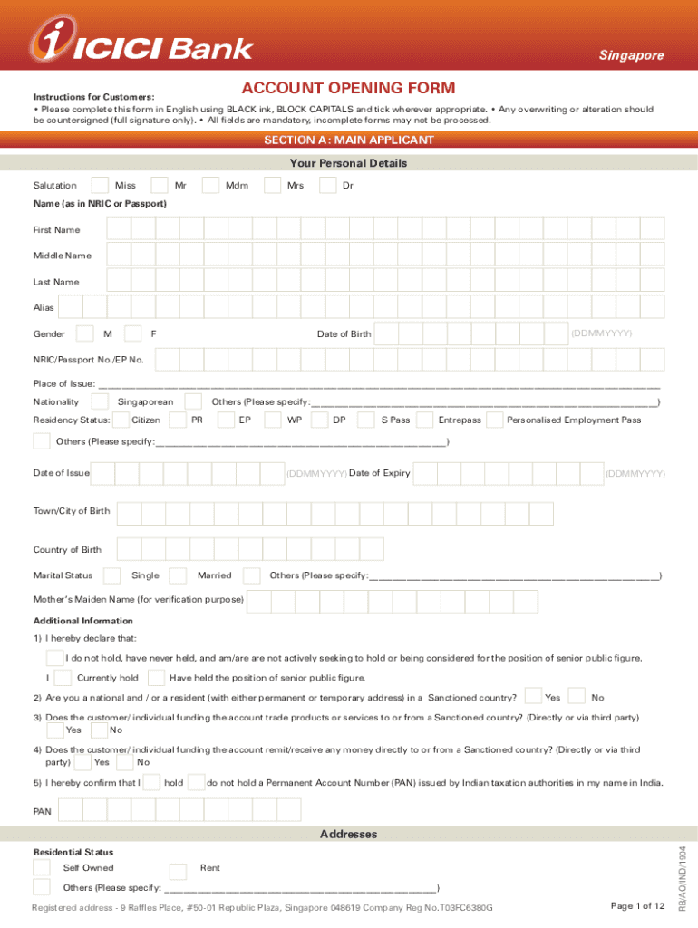 Fillable Online Account Closure Request Form Health Fax Email Print ...