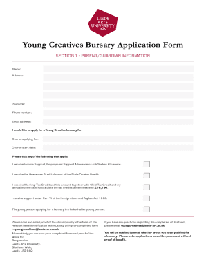 Fillable Online REFUGEE APPLICATION FORM Student and parent information ...