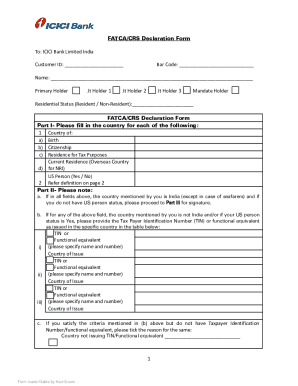Fillable Online Fillable Online FATCA/CRS Declaration Form (Individual ...