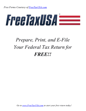 Fillable Online Prepare, print, and e-file your federal tax return for ...