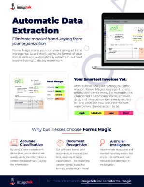 Fillable Online Forms Magic - Document Recognition Software One Pager ...