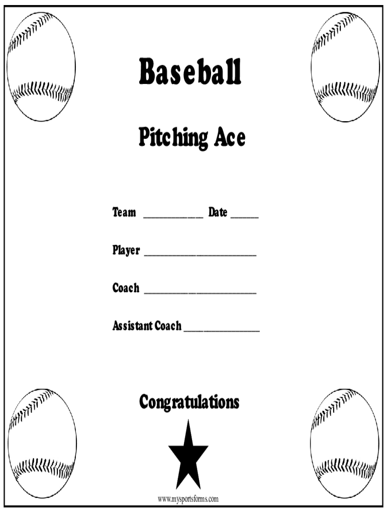 Fillable Online Pitch Count PITCHERS - Name Notes PITCHERS ...
