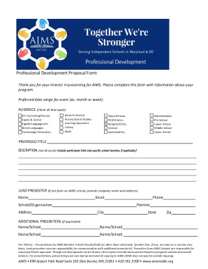 Fillable Online Call for Conference Speaker Proposals - Free Online ...