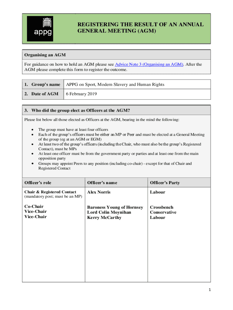 Fillable Online AGM Form Fax Email Print - pdfFiller