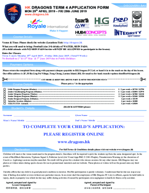 Fillable Online DB Term 4 Form 2018-19 .docx Fax Email Print - pdfFiller