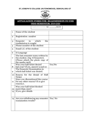 Fillable Online sjc ac STEPS INVOLVED IN FILLING THE ONLINE APPLICATION ...