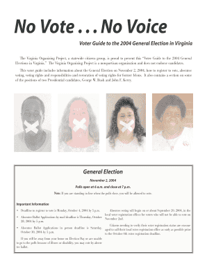 Fillable Online No Vote Fax Email Print - pdfFiller