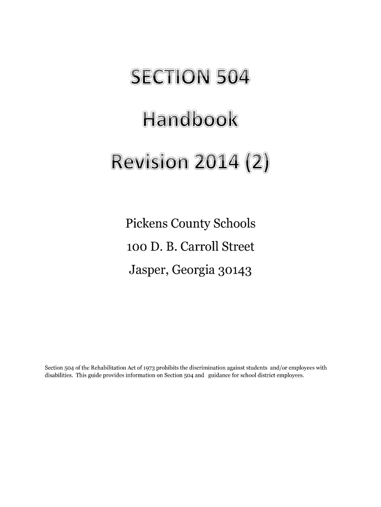 Fillable Online pickenscountyschools 504 procedures (H136438).DOCX ...