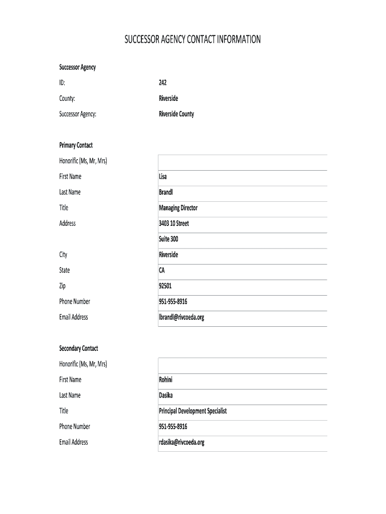 Fillable Online Riverside County Form 13-14A - County of Riverside Fax ...