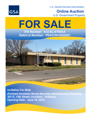 Fillable Online gsaauctions Online Auction Opening Date: June 19, 2014 ...