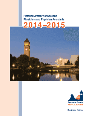 Fillable Online Pictorial Directory of Spokane Physicians and Physician ...