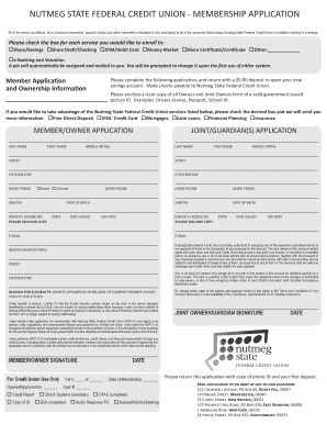 Fillable Online nutmegstatefcu Nutmeg state federal credit union ...