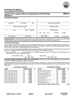 Fillable Online Horizons - FASCore, LLC Fax Email Print - pdfFiller