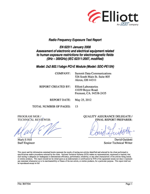 Fillable Online Radio Test Report Fax Email Print - pdfFiller