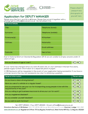 Fillable Online DOVE131249 RM Form FIN - Dove Adolescent Services Home ...