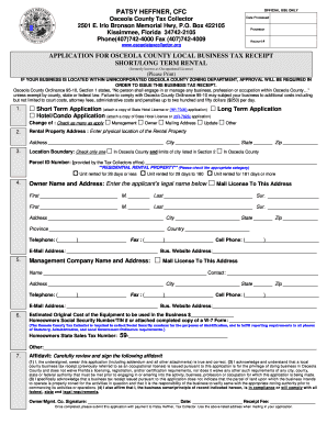 Fillable Online LBT Application Short-Long Term 4. Newsletter 1 Fax ...