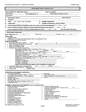 Fillable Online Pre-application template 10-27-2010docx Agreement ...