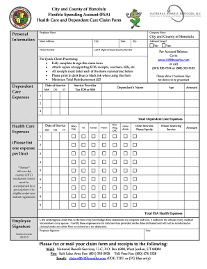 Claim Form - National Benefit Services - Fill and Sign Printable ...