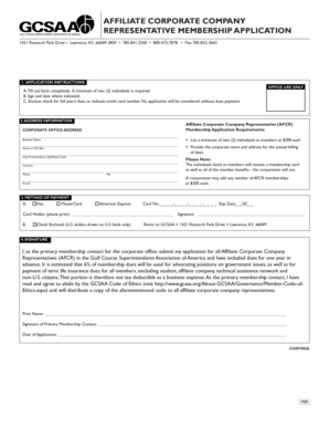 Fillable Online GCSAA Member Application for GCSAA Education Points ...