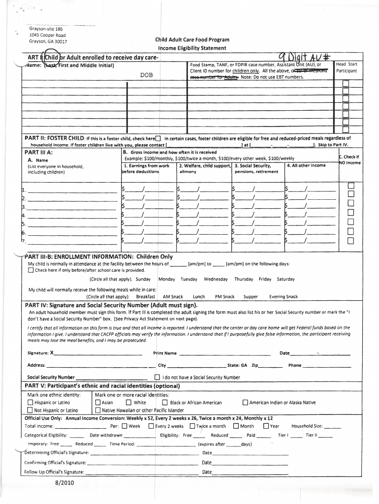 Fillable Online O o o o - Grayson Academy Fax Email Print - pdfFiller