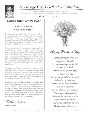 Fillable Online stgeorge nh goarch FATHER ANDREWS MESSAGE - stgeorge nh ...