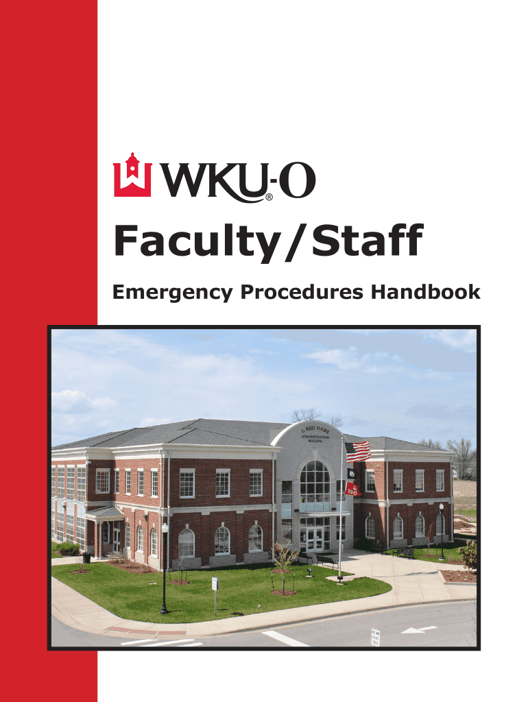 Fillable Online wku WKU-O FacultyStaff Emergency Procedures Handbook ...