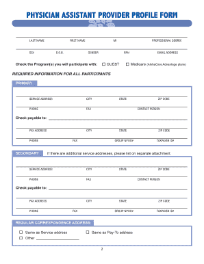 Fillable Online alohacare Thank you for your interest in contracting ...