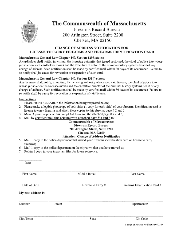 Fillable Online brockton ma Firearms Record Bureau Fax Email Print - pdfFiller