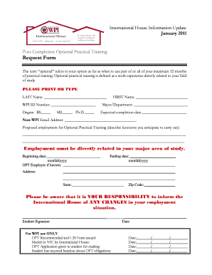 Fillable Online wpi Information Sheet and Application - wpi Fax Email ...