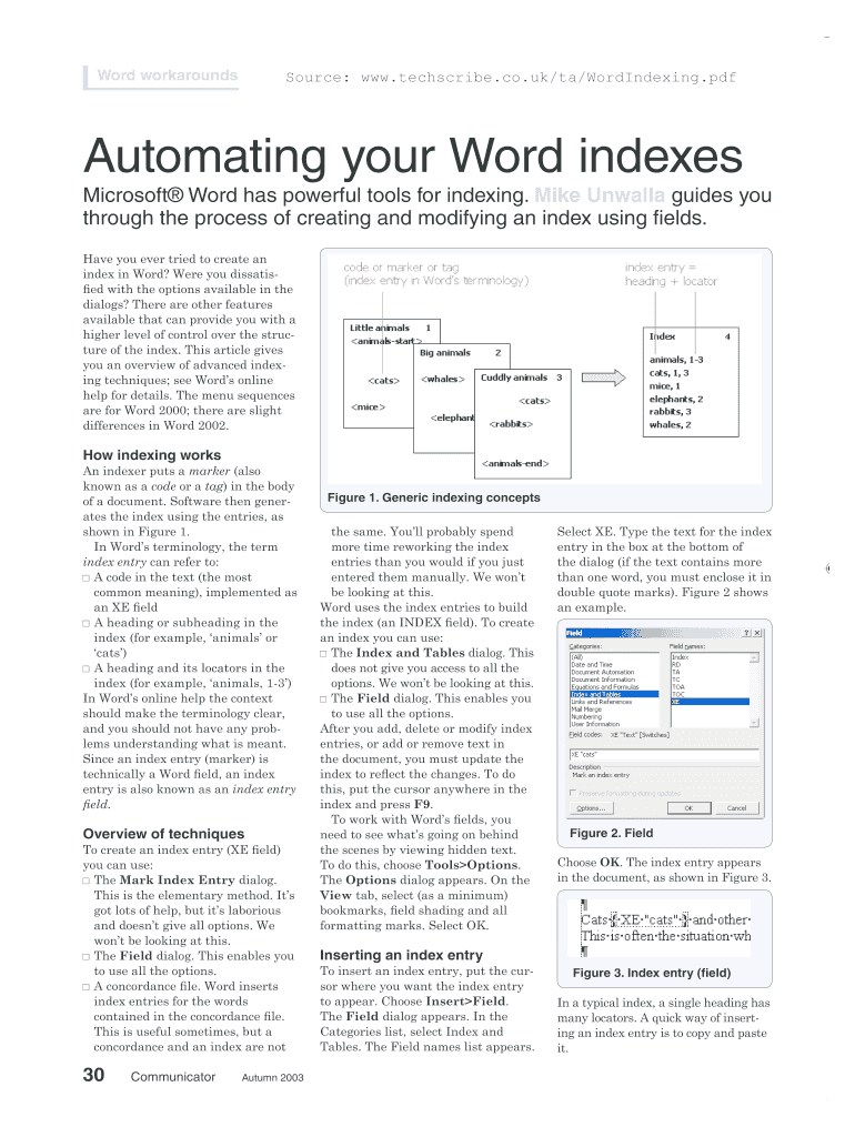 Fillable Online Word workarounds Fax Email Print - pdfFiller