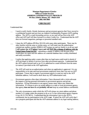 Fillable Online montanalawhelp Address confidentiality program ...